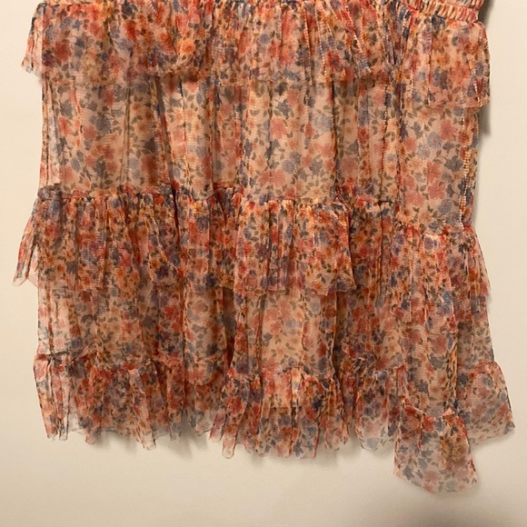 wild fable | Dresses | Wild Fable Womens Floral Tiered Ruffled Dress ...